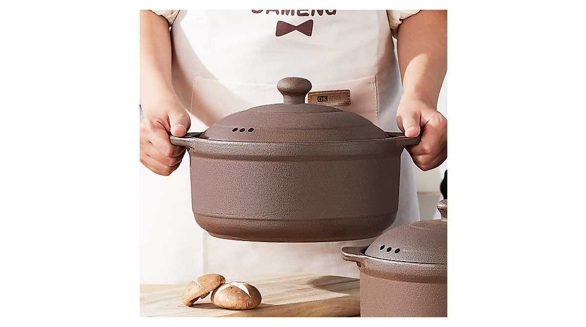 Natural Terracotta Casserole - Versatile Clay Cooking Pot