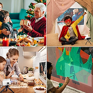 Mini Projector with Built-in Battery, 2023 Artlii Q Portable Art Projector for Tracing, Great Gift Ideas for Kids, Cartoon, Camping, Cookie Decorating, Compatible with iOS, Android, TV Stick, HDMI