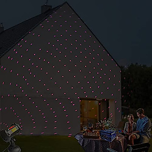 LedMAll Bluetooth Motion Full Spectrum 7 Color White Star Effects Laser Christmas Decorative Lights Remote Control