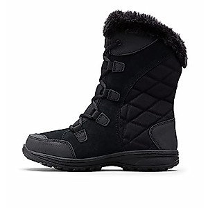 Columbia Women's Ice Maiden II Snow Boot, Black/Columbia Grey, 8.5 M US
