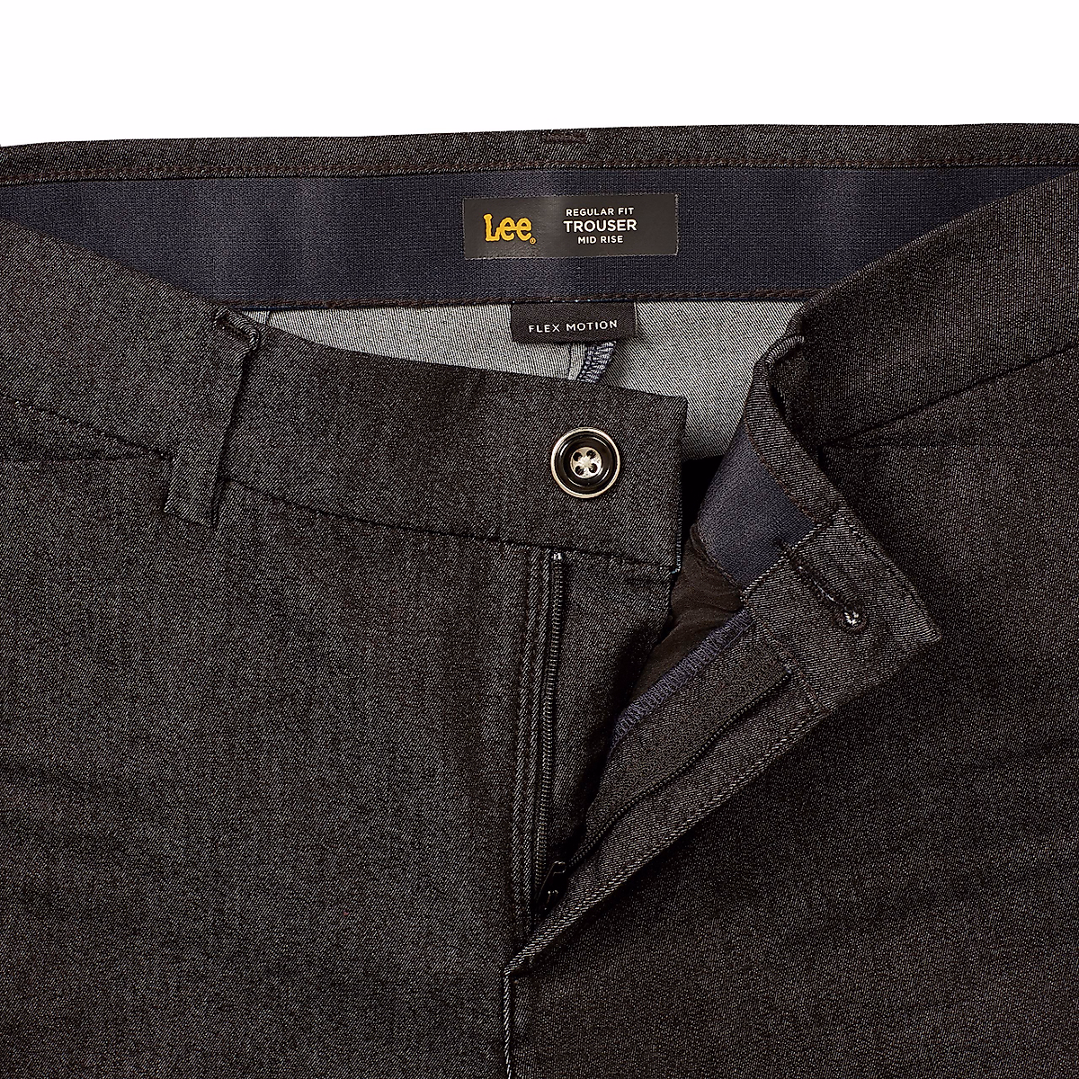 Lee Women's Ultra Lux Comfort with Flex Motion Trouser Pant Carbon Rinse 6 Medium