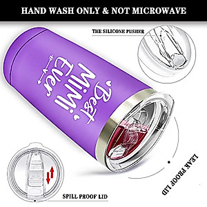 BIRGILT Best Mimi Ever - Mothers Day, Birthday, Christmas Gifts for Mimi from Grandkids - Mimi Gifts for Grandma - 20oz Best Mimi Tumbler Cup