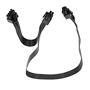 Zahara Power Cable Replacement for Cooler Master Silent Pro Gold PCIe 6 Pin to Dual 6+2 8P