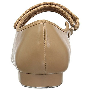 Dance Class Maryjane Tap Shoe, 8 M US Toddler, caramel