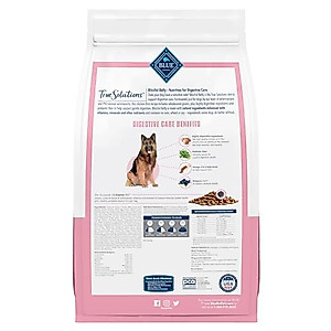 Blue Buffalo True Solutions Blissful Belly Digestive Care Natural Dry Food for Adult Dogs, Chicken, 11-lb Bag