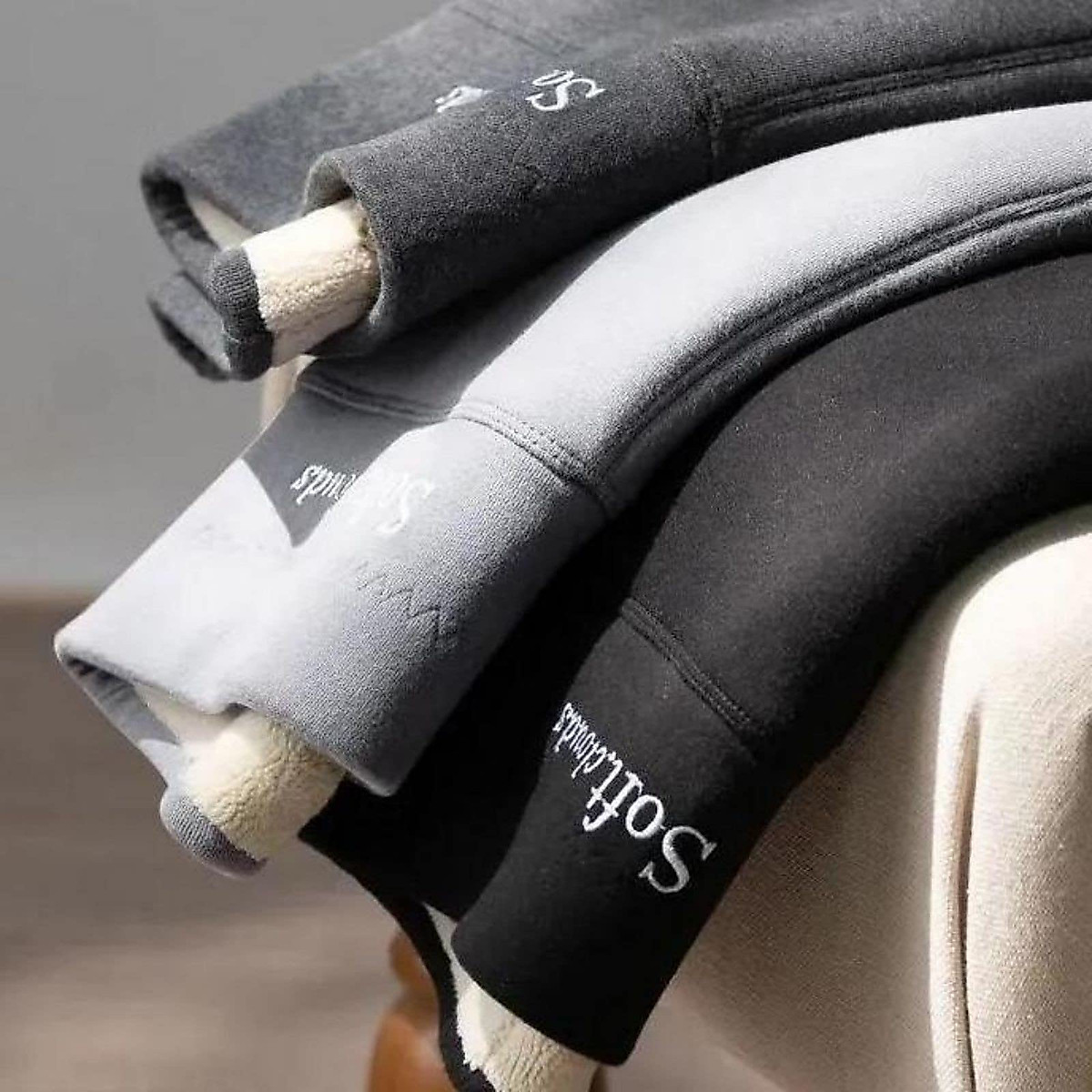 AMDBEL Soft Clouds Fleece Leggings for Women 2023 Casual Warm Winter Pants Slim Leggings Fleece Lined Thermal Leggings Tights,Fleece Lined Tights Women,Warm Leggings for Women Winter Pack