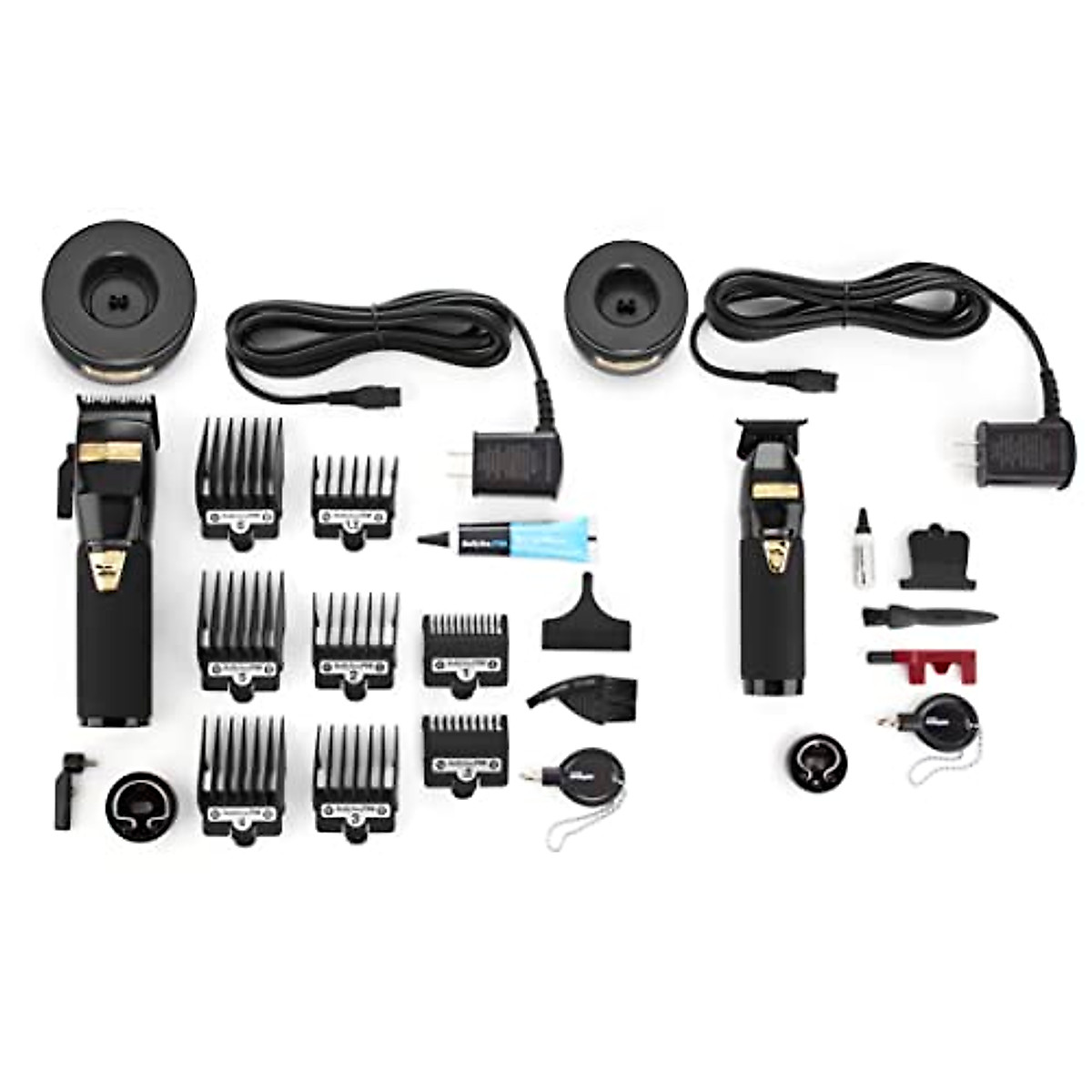 BaBylissPRO LIMITEDFX BOOST+ Collection: Clipper, Trimmer, and bases - Black, Unisex Adult