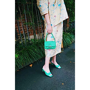 Amazing Song Small Quilted Crossbody Bags for Women, Designer Calfskin Leather Handbag Purse with Removable Strap, Alpha Bag