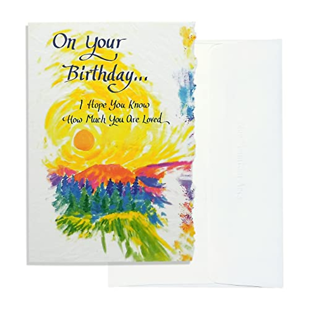 Blue Mountain Arts Birthday Card Assortment—4 Unique Greeting Cards with Uplifting Happy Birthday Wishes for the Special People in Your Life