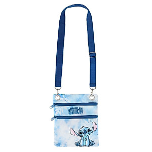 Disney Passport Bag Crossbody Travel Stitch Sitting