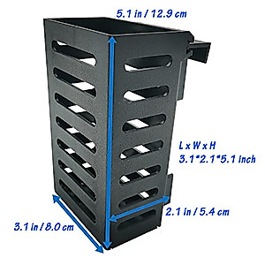 spansee Upgraded Hanging Aquarium Plant Holder, Aquatic Plant Pot with Hole, Aquarium Planter Cups for Emersed Plants, Aquascape Decorations for Fish Tank Living Fish Shrimp