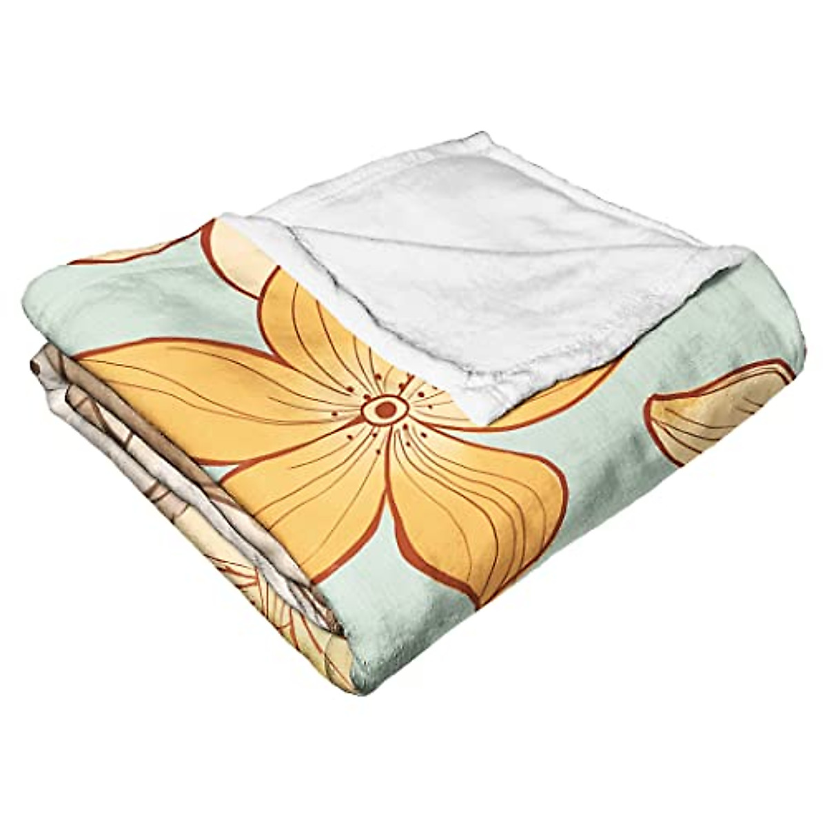 Northwest Beauty & The Beast Silk Touch Throw Blanket, 50" x 60", Floral Fantasy Belle