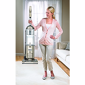 Shark Navigator Deluxe Upright Corded Bagless Vacuum for Carpet and Hard Floor with Anti-Allergy Seal (NV42), Champagne