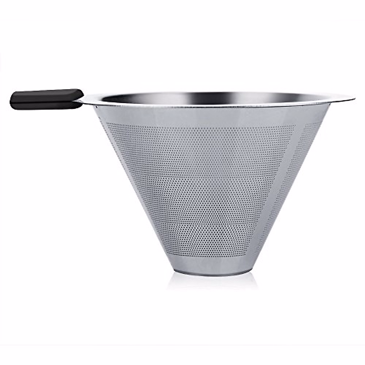 Yosoo Coffee Maker Pot, Manual Hand Drip Coffee Maker Glass Pot with Stainless Steel Filter, 400ml