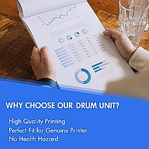 DR820 DR 820 Drum Unit: Compatible for DR-820 TN850 2-Pack Drum Replacement for Brother HL-L6200DW MFC-L5850DW MFC-L5900DW MFC-L6700DW MFC-L5800DW HL-L6400DW HL-L6200DWT HL-L5200DW HL-L5100DN Printer