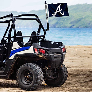 WinCraft Atlanta Braves Boat and Golf Cart Flag