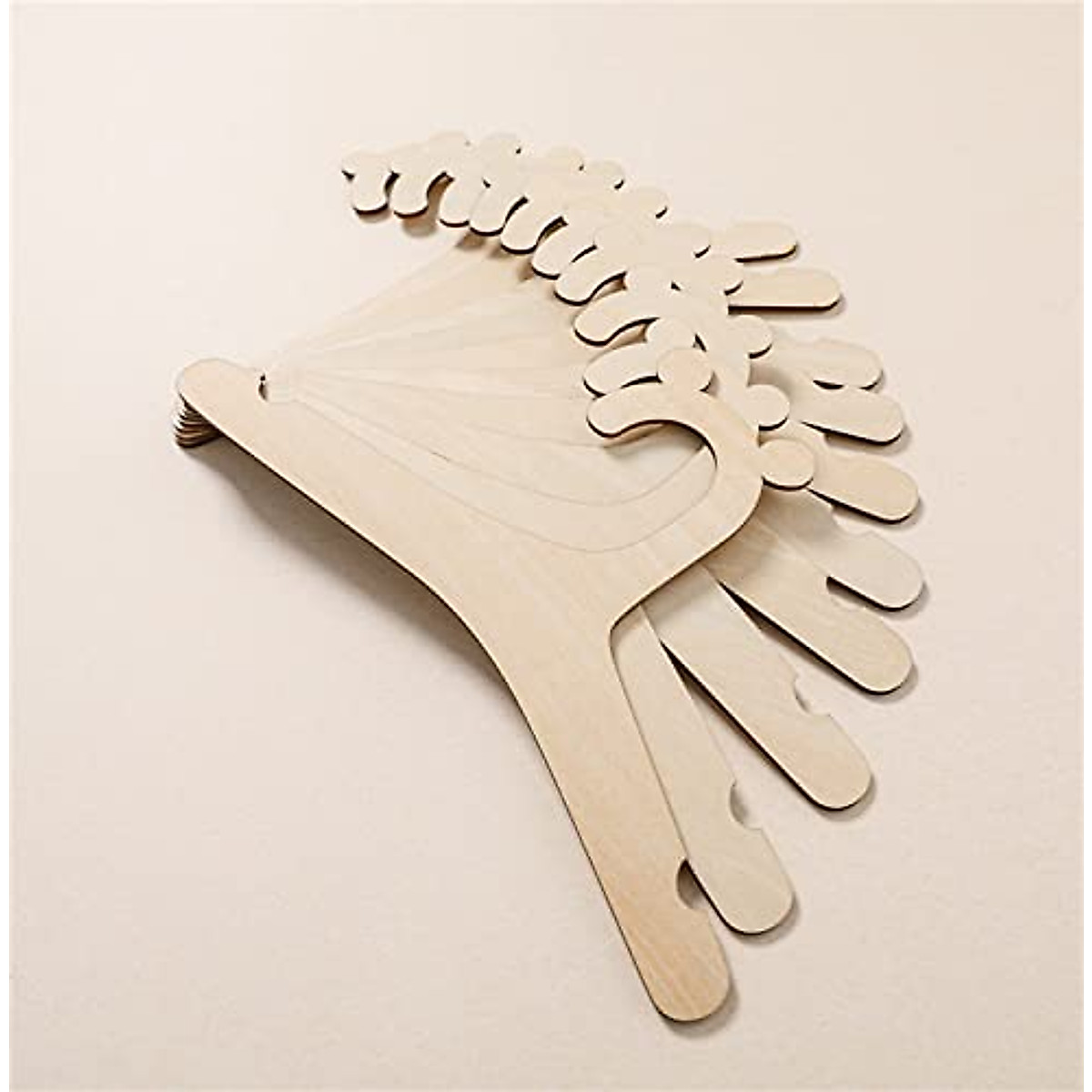 Newborn Environmentally Wooden Hanger for Baby Clothes ,Baby Children Wooden Hangers for Clothes Hangers - 20 Pcs Set (9 inches)