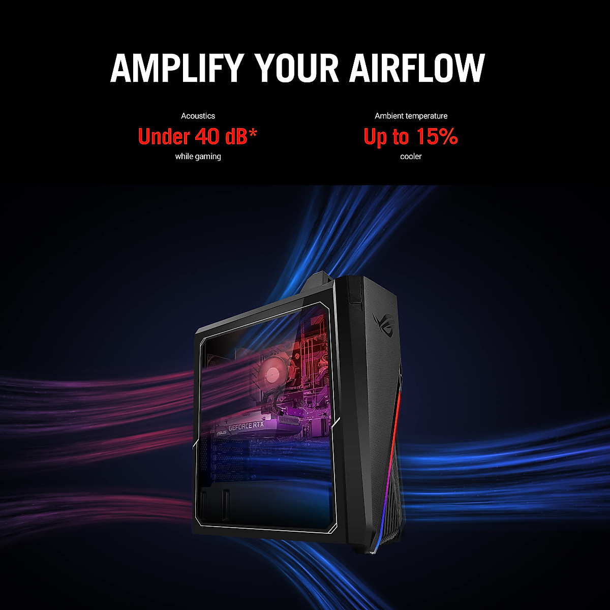 ASUS 2022 ROG Gaming Desktop, Intel Core i7-12700F Processor, 32GB DDR4 RAM, 2TB PCIe SSD, NVIDIA GeForce RTX 3060 12G DDR6, Win 11 Pro, Black