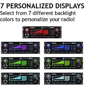 Uniden BEARCAT 980 40- Channel SSB CB Radio with Sideband NOAA WeatherBand,7- Color Digital Display PA/CB Switch and Noise Cancelling Mic, Wireless Mic Compatible