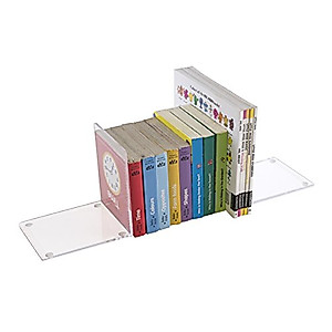 OSCO Clear Acrylic Very Small Bookends, ABE-2