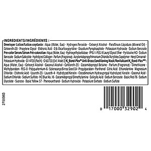 Schwarzkopf Keratin Color Permanent Hair Color Cream, 9.1 Light Ash Blonde, 1 Kit