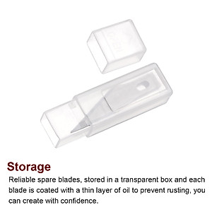 HARFINGTON 60pcs Exacto Knife Blades #11 Hobby Knife Replacement Blades Spare Precision Exacto Blades Hobby Knife Blade Refills for DIY, Art, Cutting, Carving, Scrapbooking, Stencil