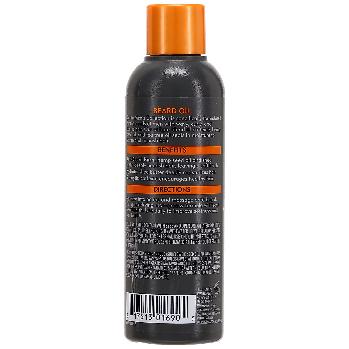 Cantu Mens Beard Oil 3.4 Fl Oz (Pack of 3)