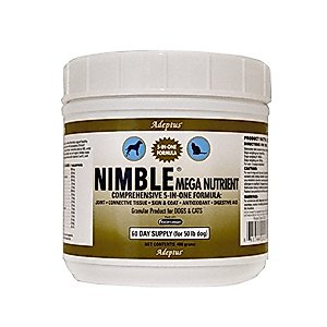 Adeptus Nutrition Nimble Mega Nutrient Pet Food, 480 G/5 X 5 X 4.5"