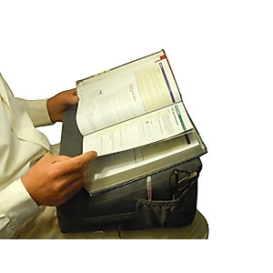 Laptop Easel, Lap Desk Pillow. Ergonomic Laptop Computer Desk & Desktop Book Stand with Orthopedic Wrist Support.