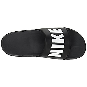 Nike Men's OFFCOURT Slides, Black/White, 9