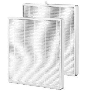 Ontheone E-300L True HEPA Replacement Filter Compatible with MOOKA and MOOKA FAMILY E-300L Air Cleaner Purifier for Large Room, True HEPA Filter 2 Pack