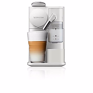 Nespresso Lattissima One Original Espresso Machine with Milk Frother by De'Longhi, Silky White