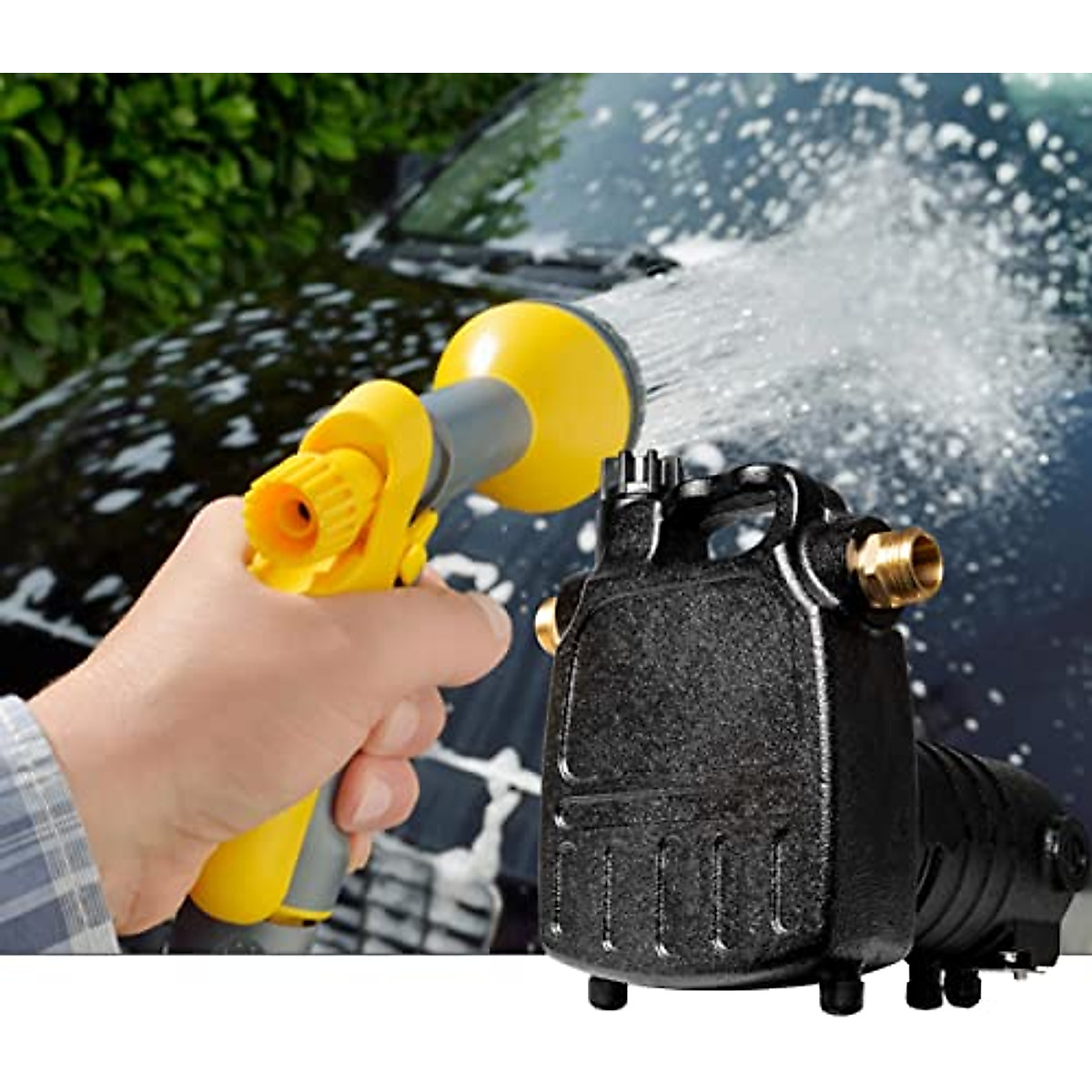 Little Giant UPSP-5 115-Volt, 1600 GPH, 1/2 HP Manual Non-Submersible Multi-Purpose Transfer Pump, 10-Ft. Cord, Black, 555104