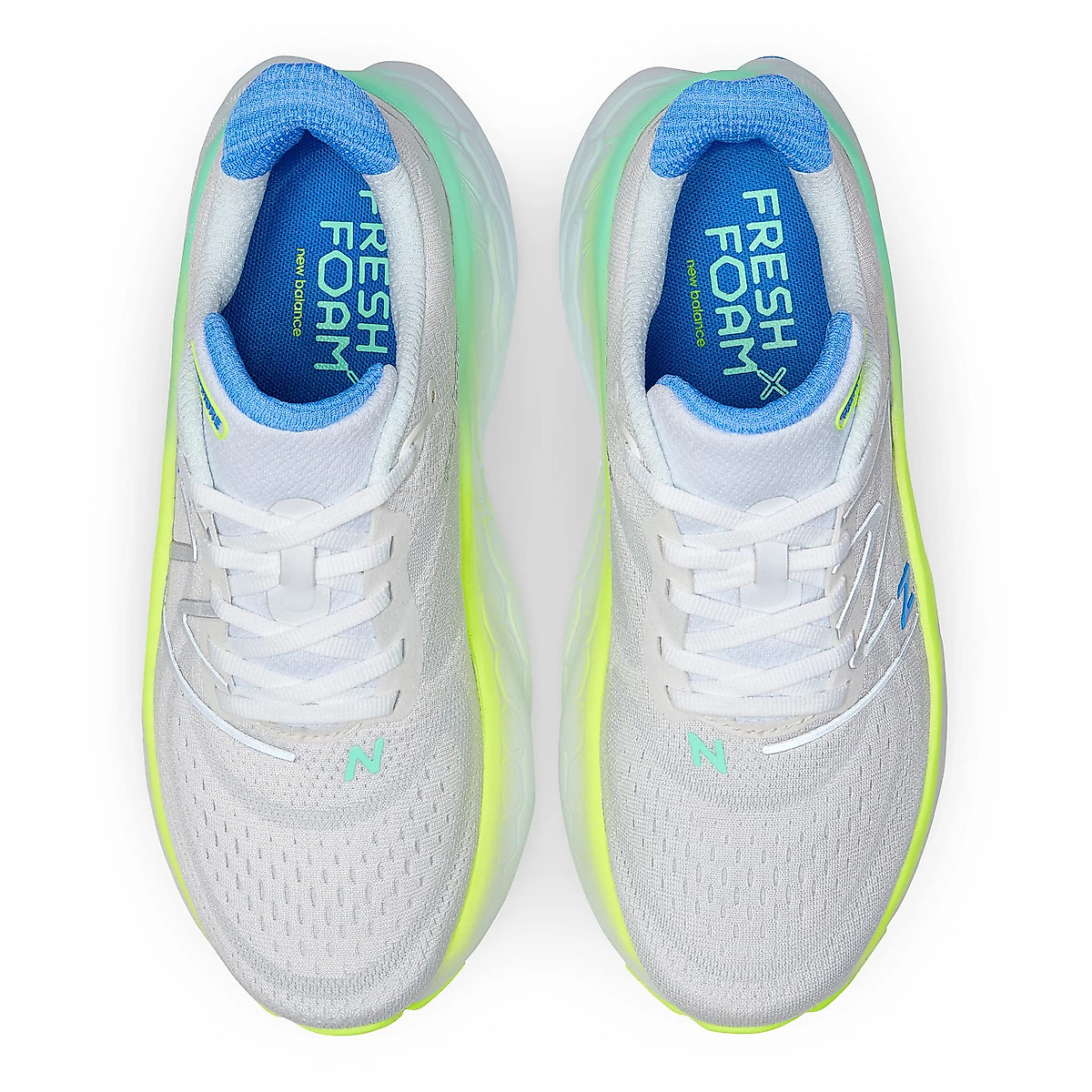 New Balance Women's WMORV4 Running Shoe, White/Cobalt, 8