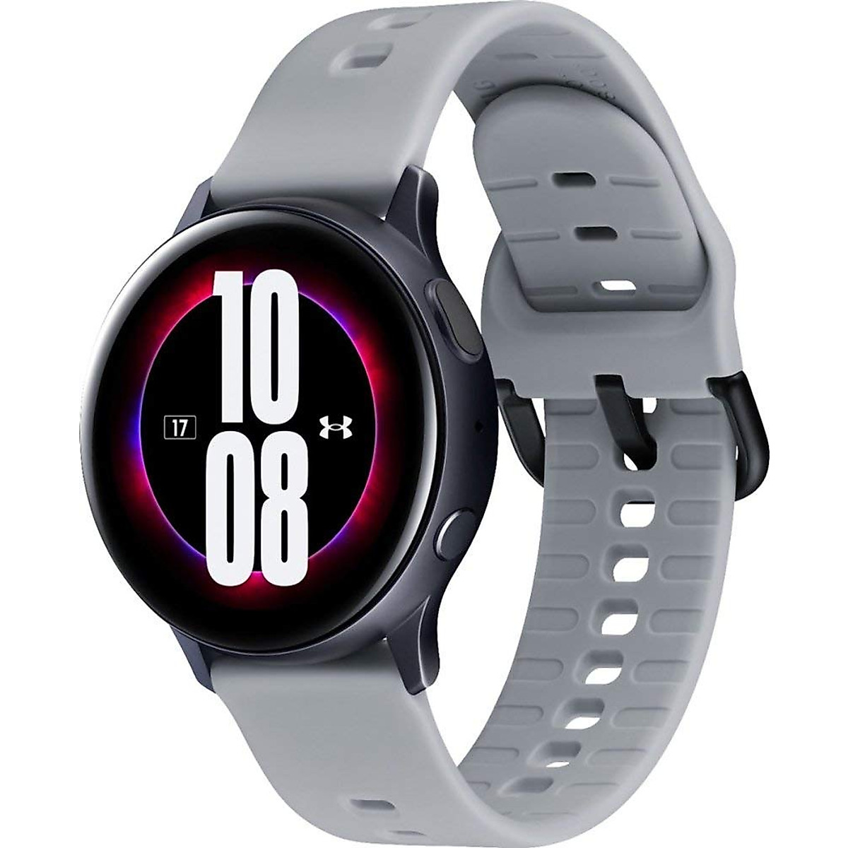 Samsung Galaxy Watch Active2 W/Enhanced Sleep Tracking Analysis, Auto Workout Tracking, and Pace Coaching (40mm, Under Armor Edition), Aqua Black - US Version with Warranty (Renewed)