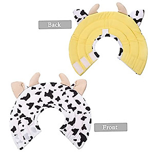 DOITOOL 3pcs Cat Collar Bite Pet Cone Pet Collar Wound Healing Cone Pet Elizabeth Collar Pet Protection Collar Pet Elizabethan Circle Collar for Puppy Pp Cotton White Cat Litter Small