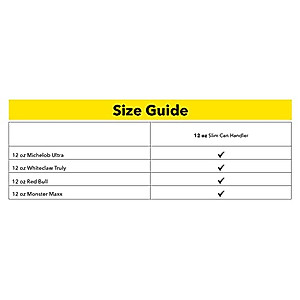 Lit Handlers Slim Can Holder - 12 oz Tall Can Sleeve for Slim Drinks - Neoprene Material Insulated Beverage Cooler & Cover - Machine Washable, Tear Resistant, Reusable Drink Insulator Sleeve for Beach