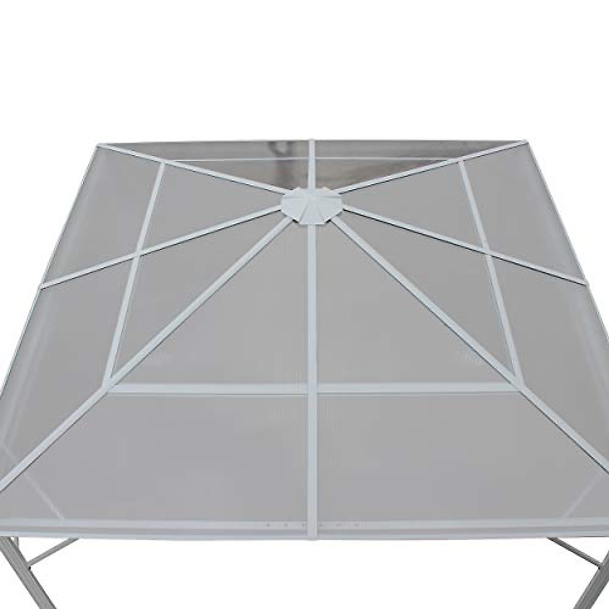 Christopher Knight Home Halley Outdoor 10 x 10 Foot Gazebo, White