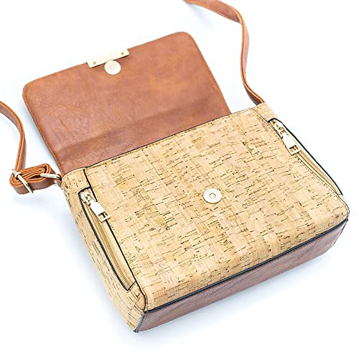 KALISHKA'S STORE Eco Friendly, Vegan Crossbody Bag - BAGD-258, BAGD-258-B