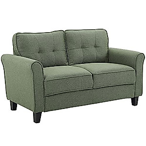 Lifestyle Solutions Loveseat Sofa, Heather Grey