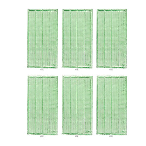 QIXIAMO 6Pcs Professional Microfiber Mop Floor Flat Mop Reusable Washable Mop Pad Mopping for SP600