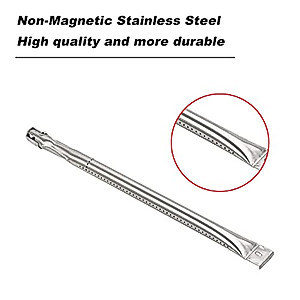 S1620A (4-Pack) 18 Inch Stainless Steel Burner Replacement for Kenmore Gas Grill Model 146.23674310 146.23675310 640-05057350-0 640-05057351-8, Outdoor Gourmet FSODBG1200 FSODBG1202 FSODBG1204
