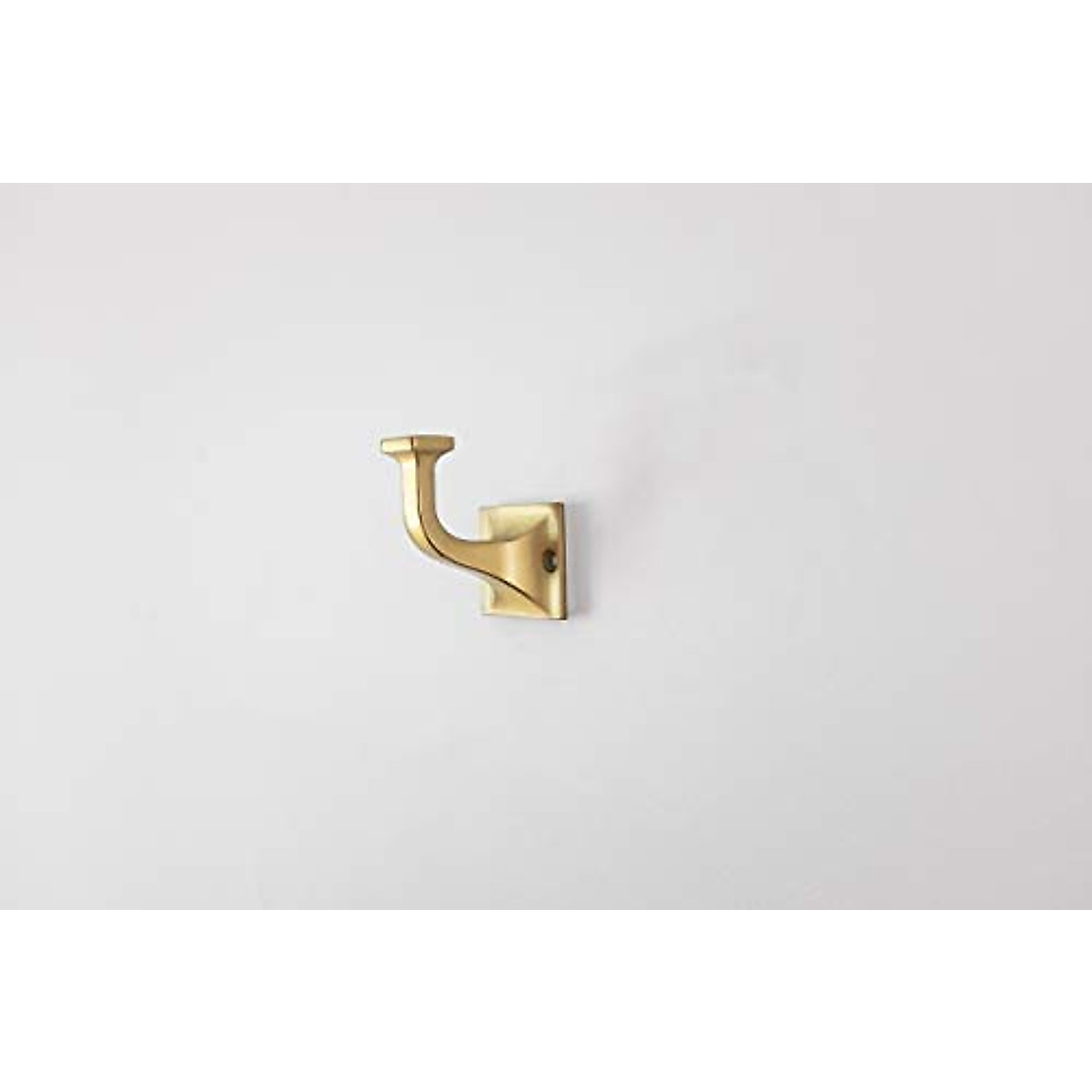 Hickory Hardware Forge Collection Coat Hooks, Wall Hooks for Hanging Coats, Hats, Towels, Robes and More, 2-3/4 Inch Long, Brushed Golden Brass, 1 Pack
