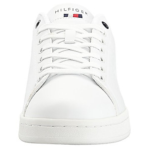 Tommy Hilfiger Men's Liston Sneaker, White/Navy 185, 9.5M