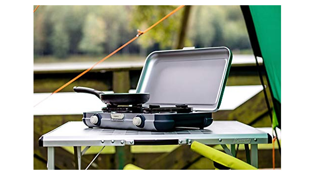 Campingaz Portable Gas Cooker: 2-Burner Outdoor Stove & Grill