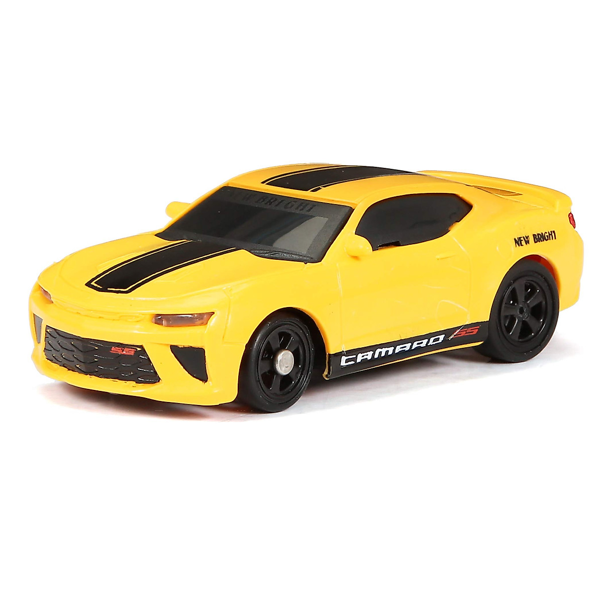 New Bright Mini R/C Mustang GT & Camaro Helmet Racers RC Cars, 2 Pack Set