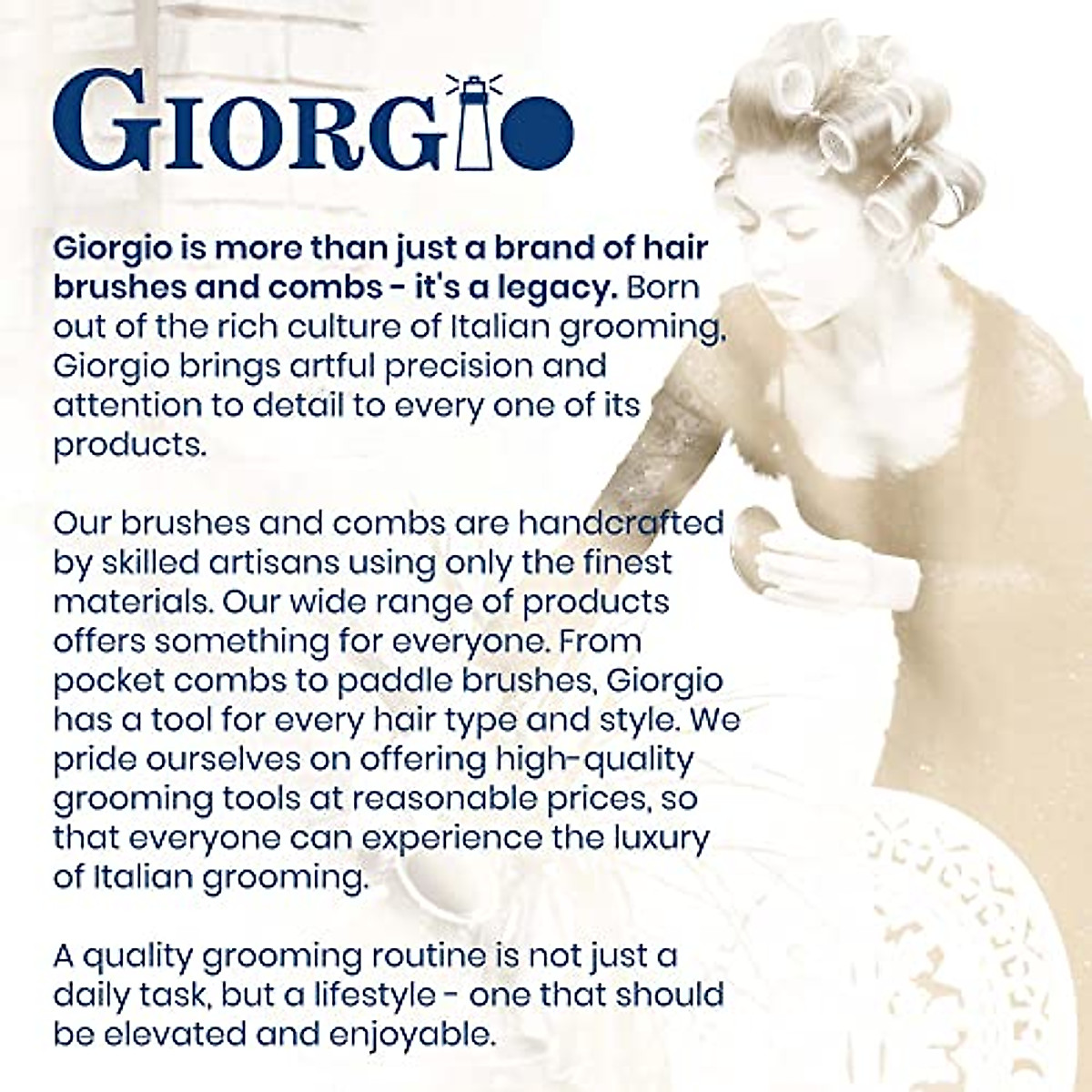 Giorgio G33 Double Tooth Small Hair Pocket Comb, Fine/Wide Tooth Comb For Hair, Beard and Mustache, Coarse/Fine Hair Styling Grooming Comb for Men, Women and Kids. Saw Cut Handmade and Polished