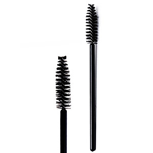 Scala 100pcs Microbrushing one-time Disposable Eyelash Brushes Disposable Eyelash Brushes Mini Mascara Applicator Natural Extention Wands Makeup Brushes Tool (100pcs)