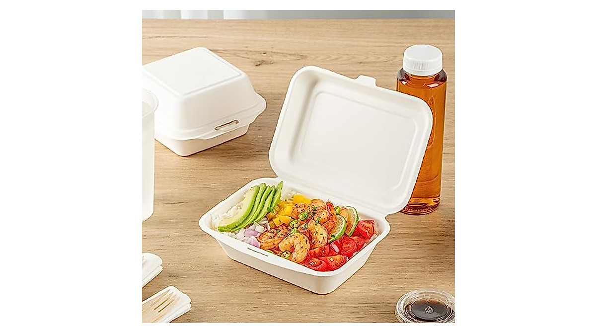 Eco-Friendly 20oz Clamshell Containers - 100 Pack