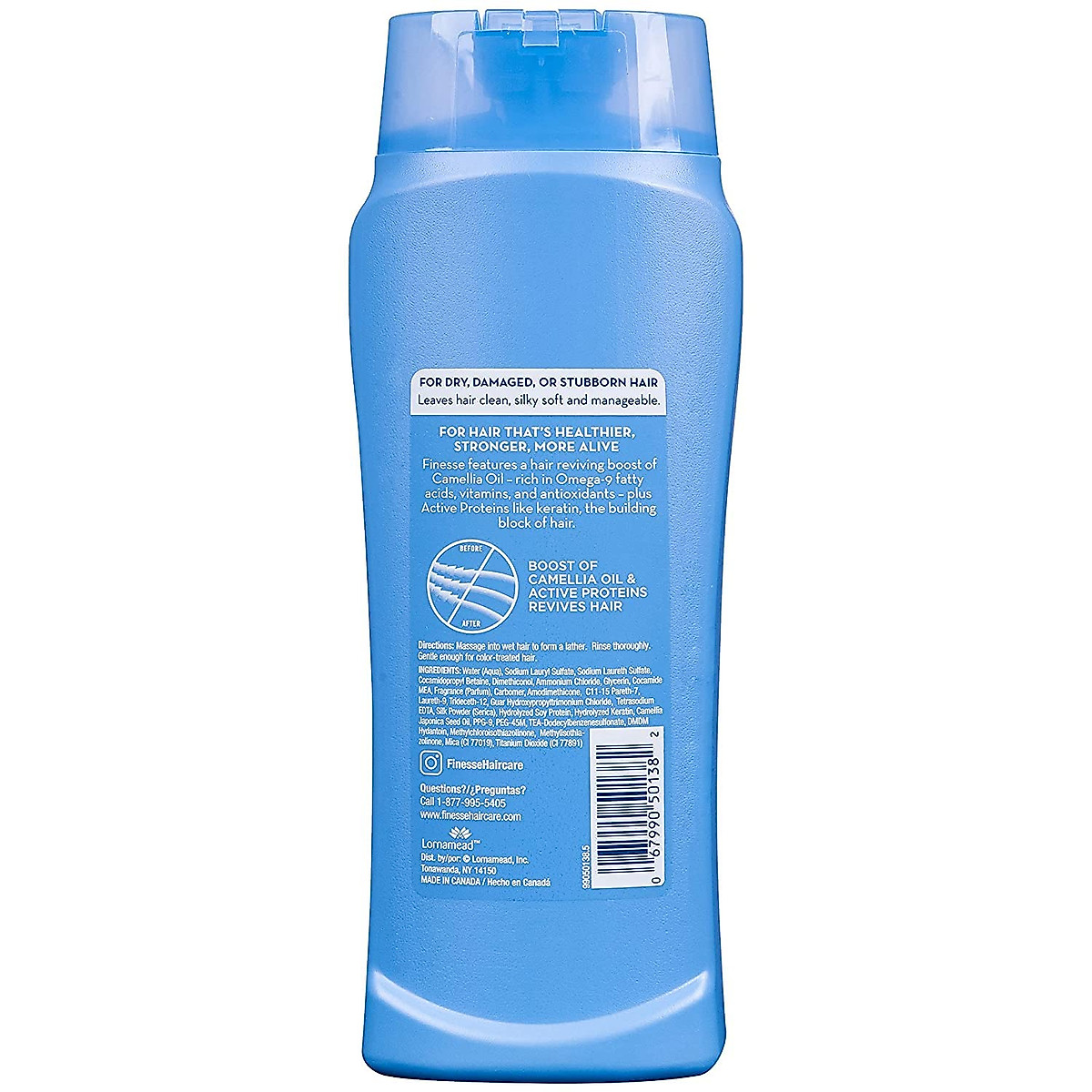 Finesse Restore + Strengthen, Moisturizing Shampoo 13 oz (Pack of 2)
